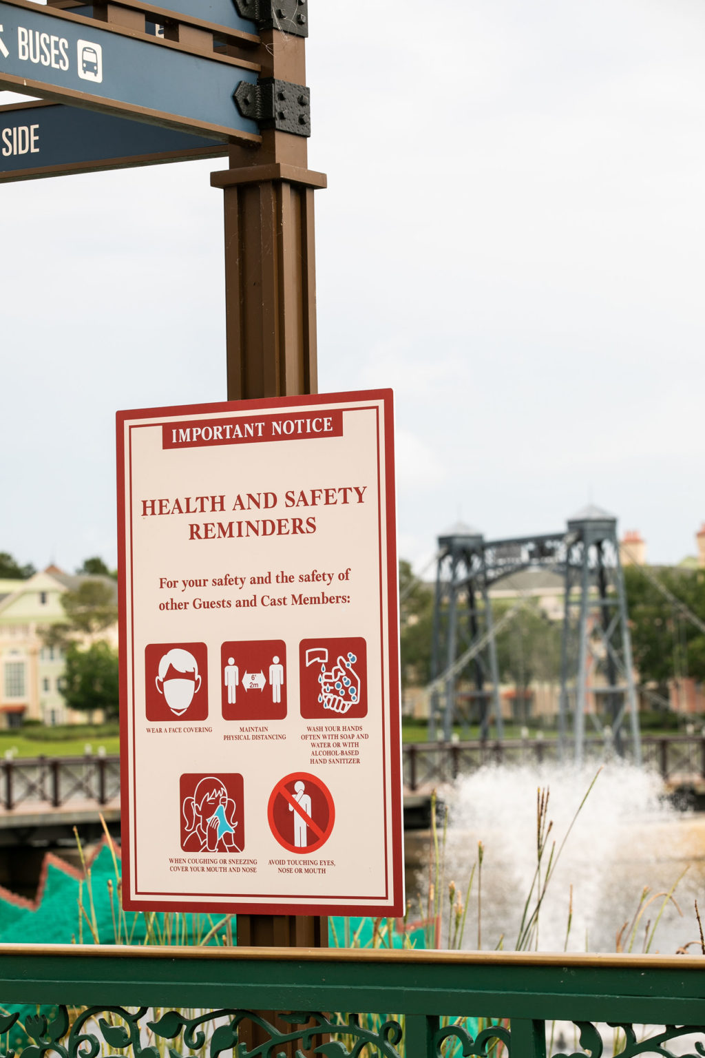 New Health and Safety Reminders at Disney Springs » ディズニーワールドファン.JP